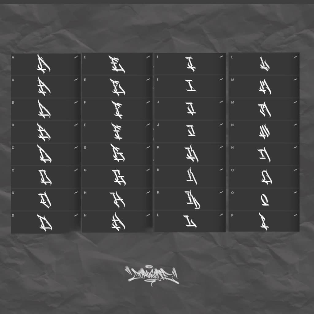 Evil Letters Procreate Brush Pack. - TORUS 1