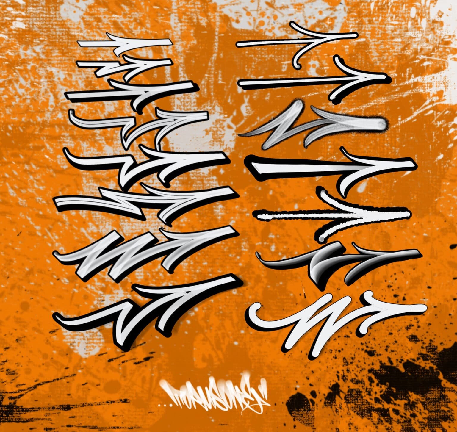 PROCREATE MEGA PACK! 5.0 For Graffiti & Lettering - TORUS 1