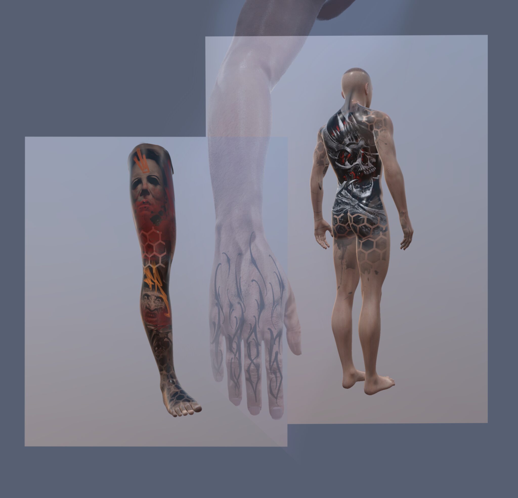 3d Male Model For Procreate TORUS INK