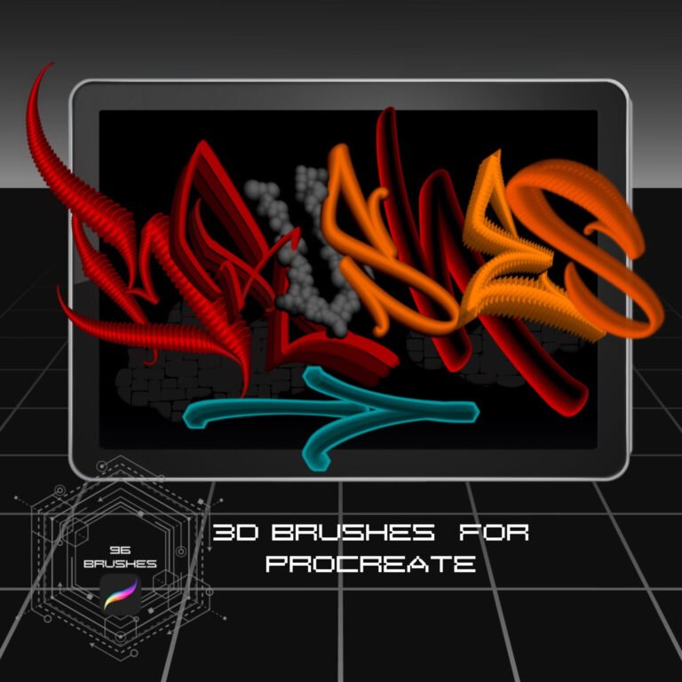 PROCREATE MEGA PACK! 6.0 For Graffiti & Lettering - TORUS 1