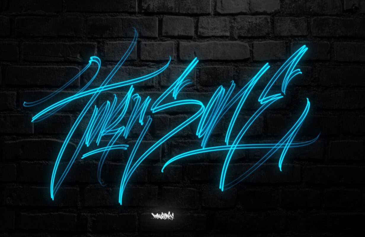55+ Procreate Neon Brushes - Special Effects for Lettering - TORUS 1